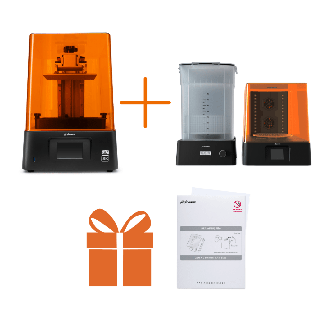 Phrozen Sonic Mini 8K + Phrozen Wash and Cure Kit - 3D-Сolour Shop